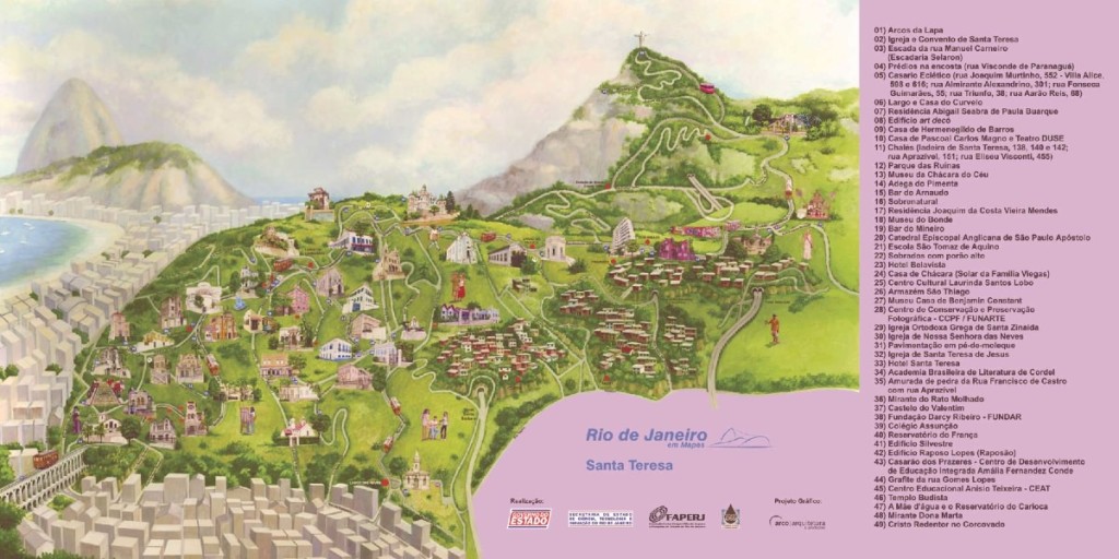 Mapa de Santa Teresa – Ana Maria Moura